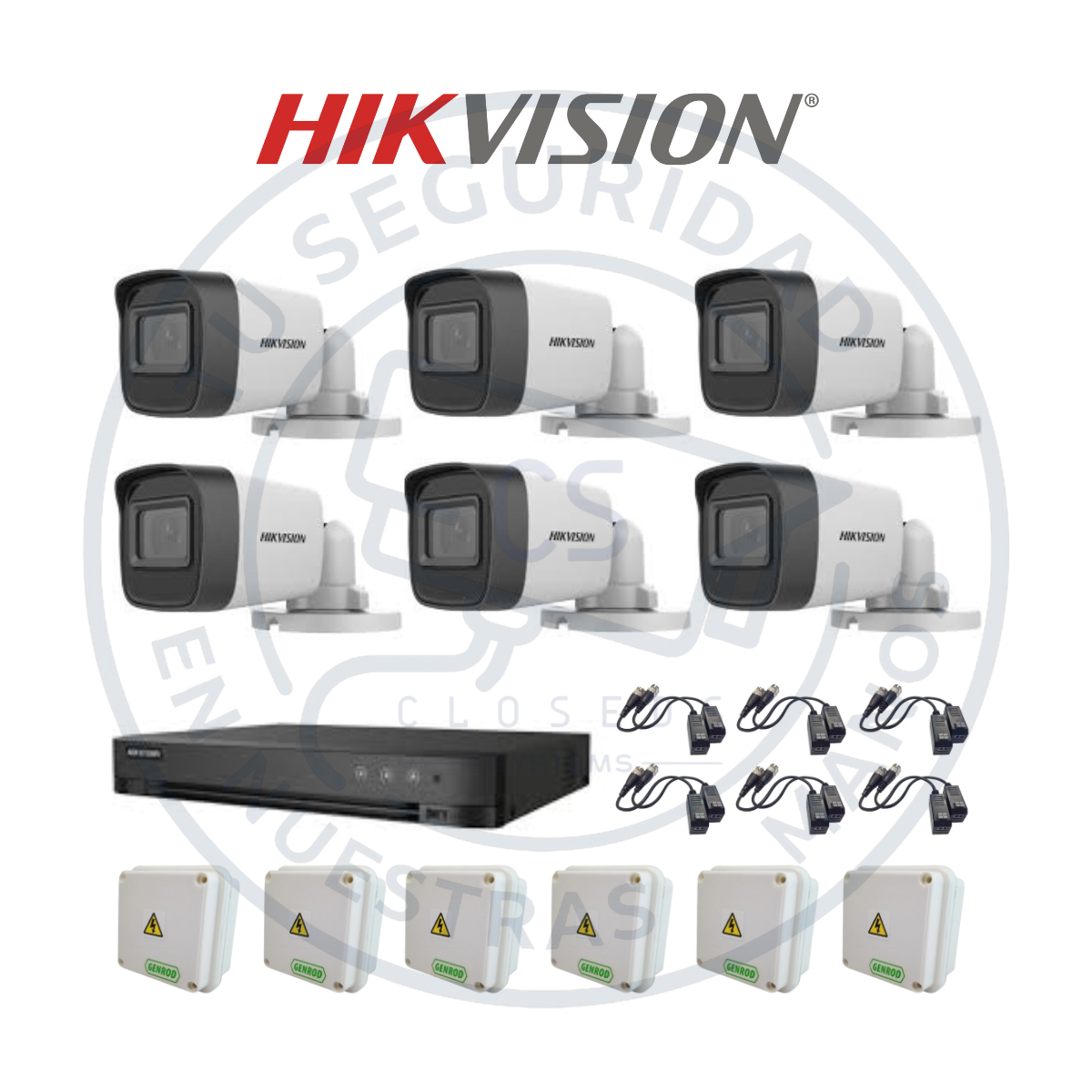 Kit de 6 cámaras Hikvision – Closeds Systems | Asesoramiento en ...